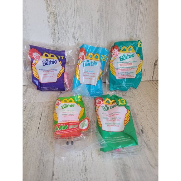 McDonald's | Holiday | Vintage Barbie Mcdonalds Job Toy Doll Set New ...